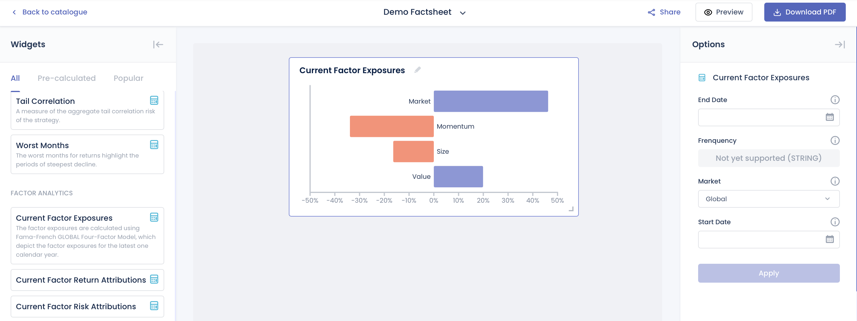 Factor Analytics Factsheet Builder User Guide 7279